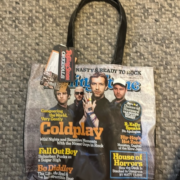 Rolling Stone | Bags | Rolling Stone Coldplay Tote | Poshmark